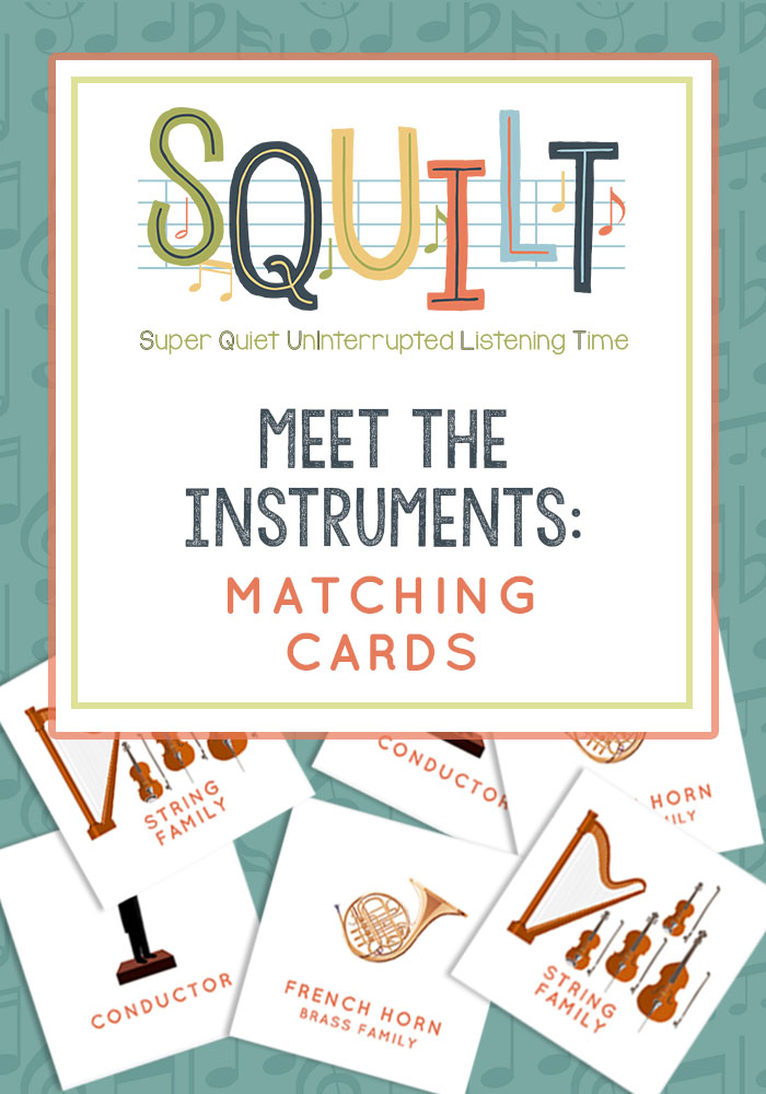 Meet the Instruments Matching Cards – Squilt Music Appreciation