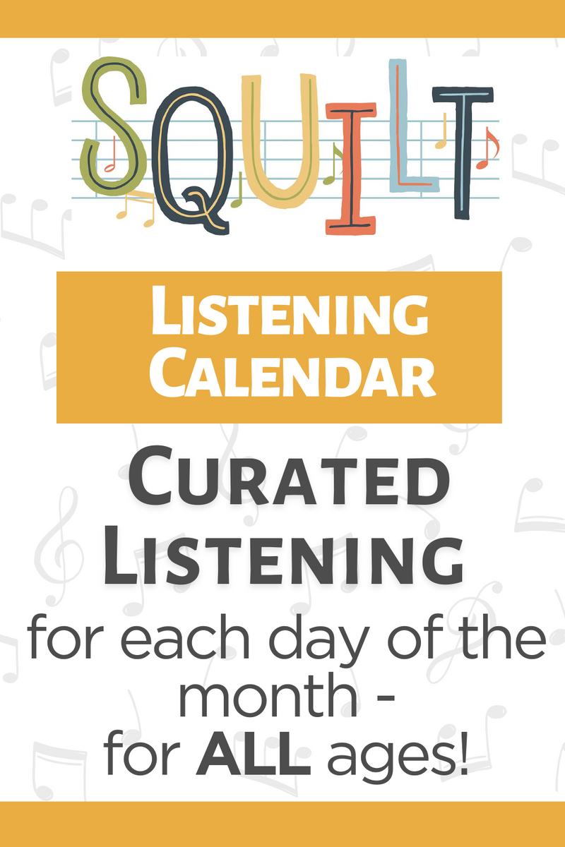 Our Currently Offered Listening Calendars – Squilt Music Appreciation